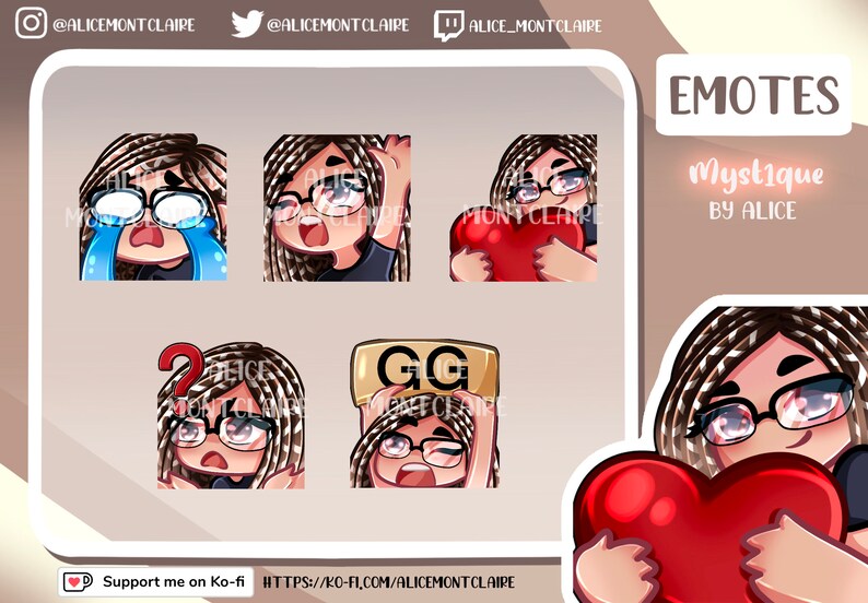 Custom Emotes for Streaming / Custom Emotes for Streaming - Etsy