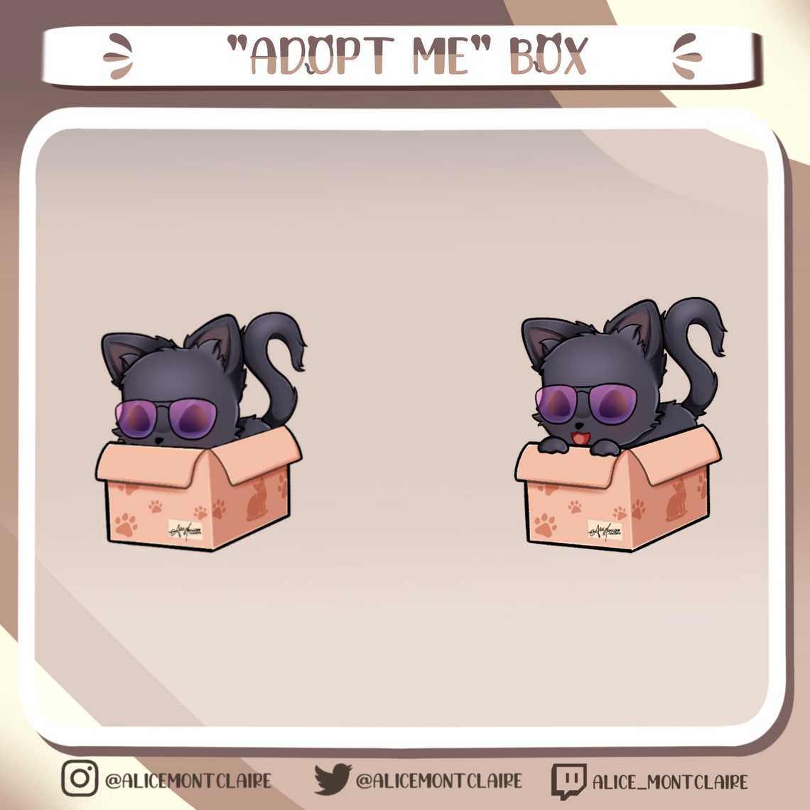 Adopt-me Box Pngtuber - Etsy