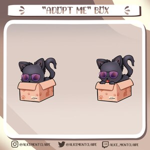 Adopt-me Box Pngtuber - Etsy UK