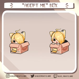 Adopt-me Box Pngtuber - Etsy