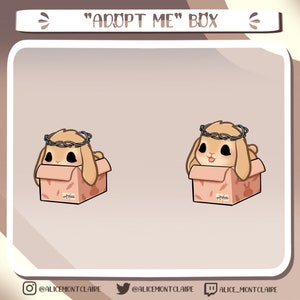 Adopt-me Box Pngtuber - Etsy