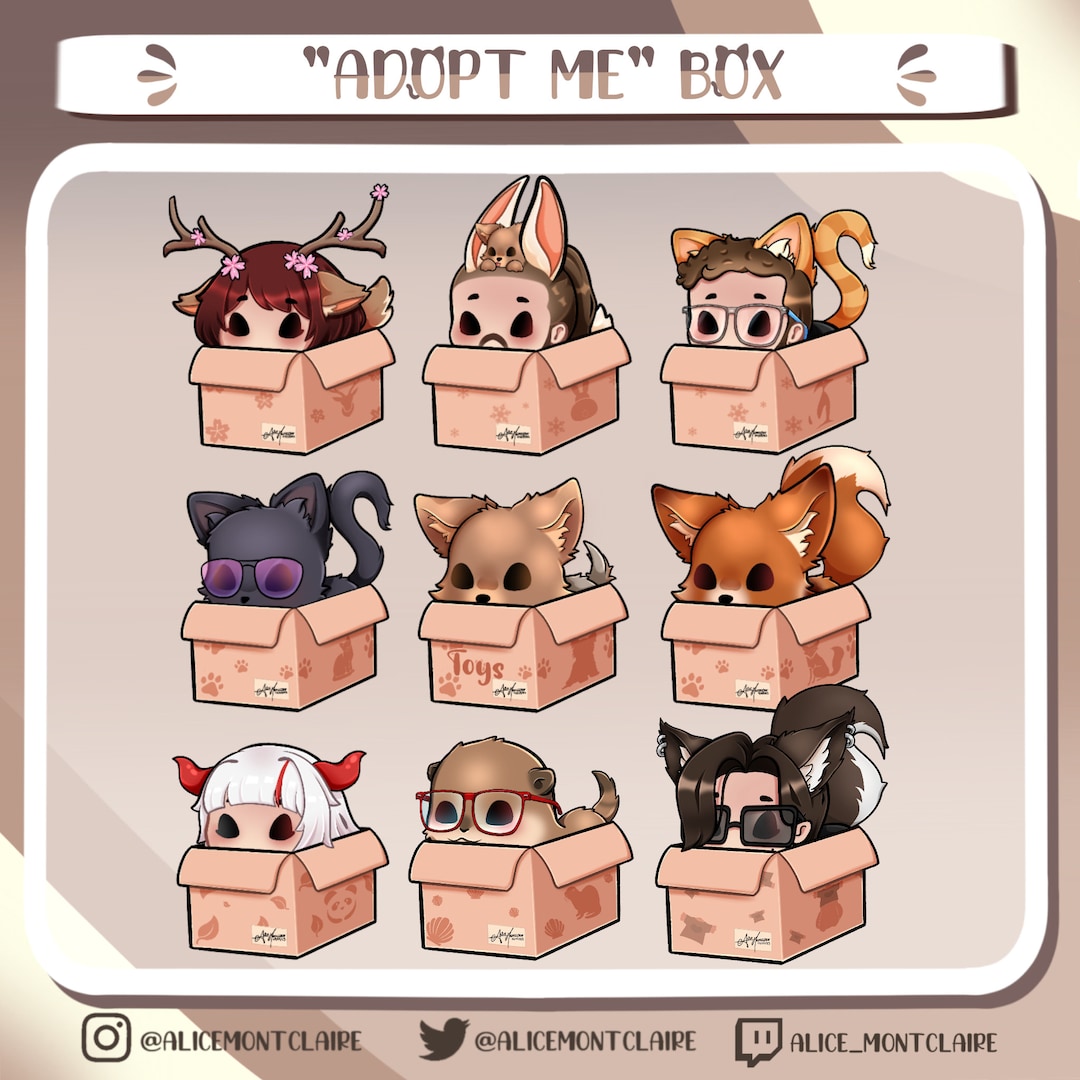 Adopt-me Box - Etsy