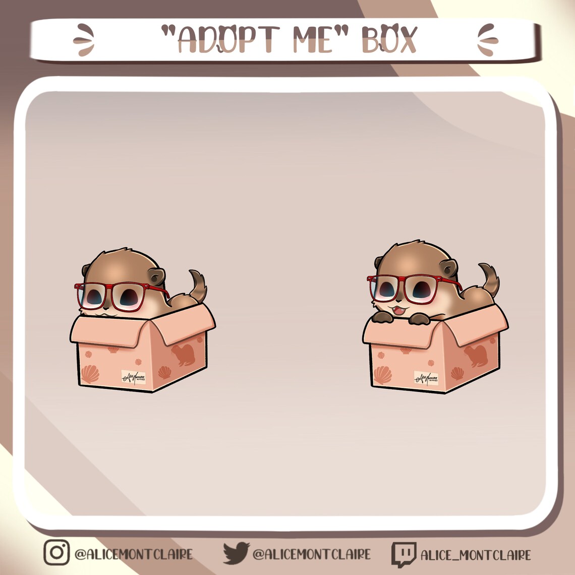 Adopt-me Box Pngtuber - Etsy