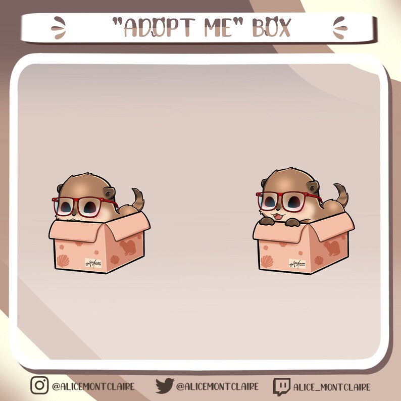 Adopt-me Box Pngtuber - Etsy