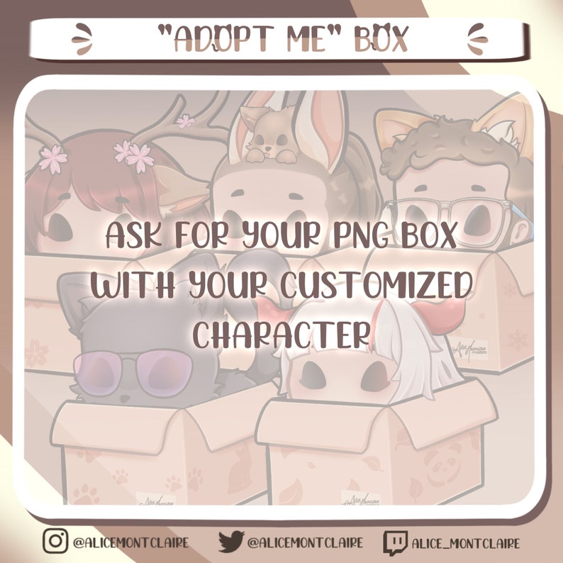 Adopt-me Box - Etsy