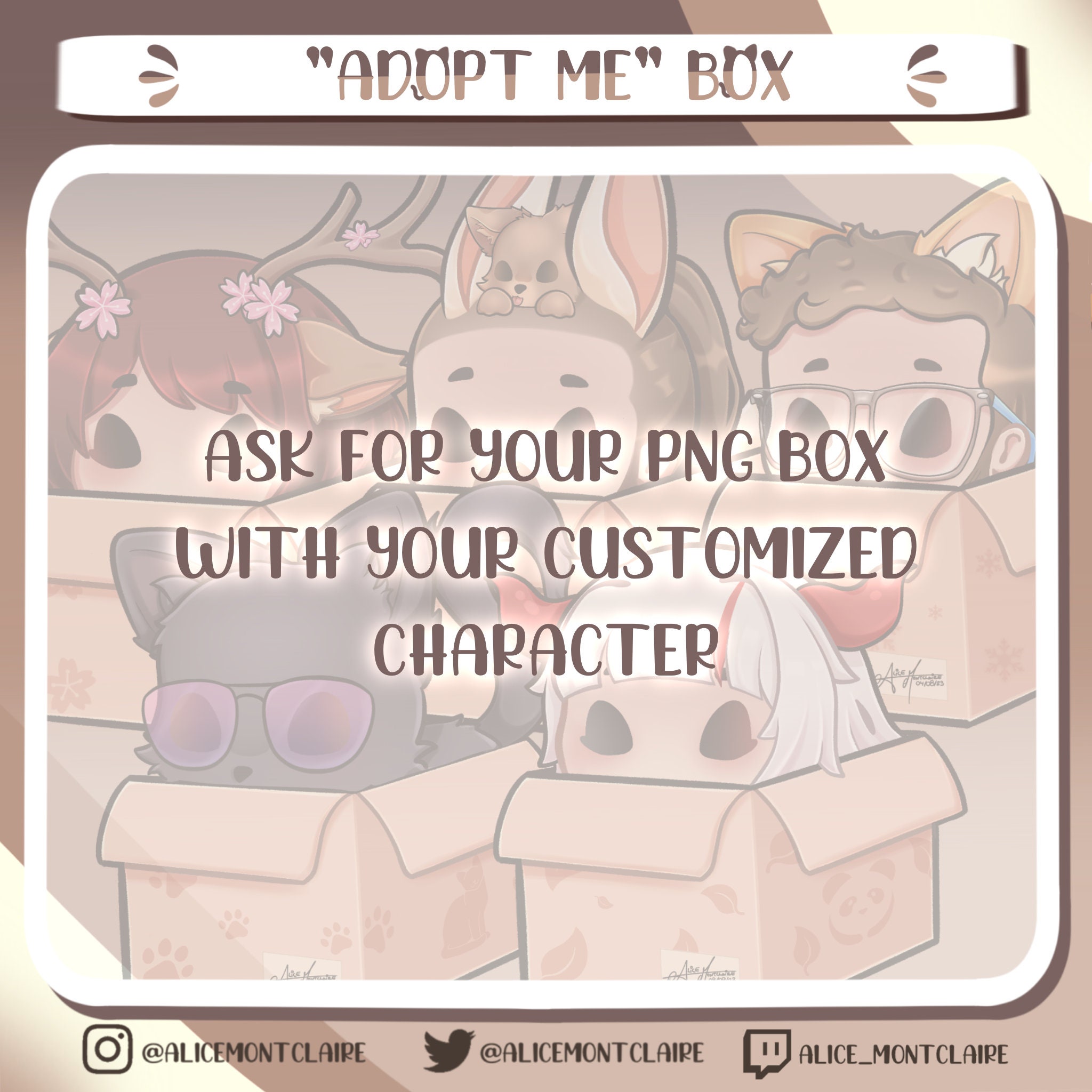 Adopt-me Box - Etsy