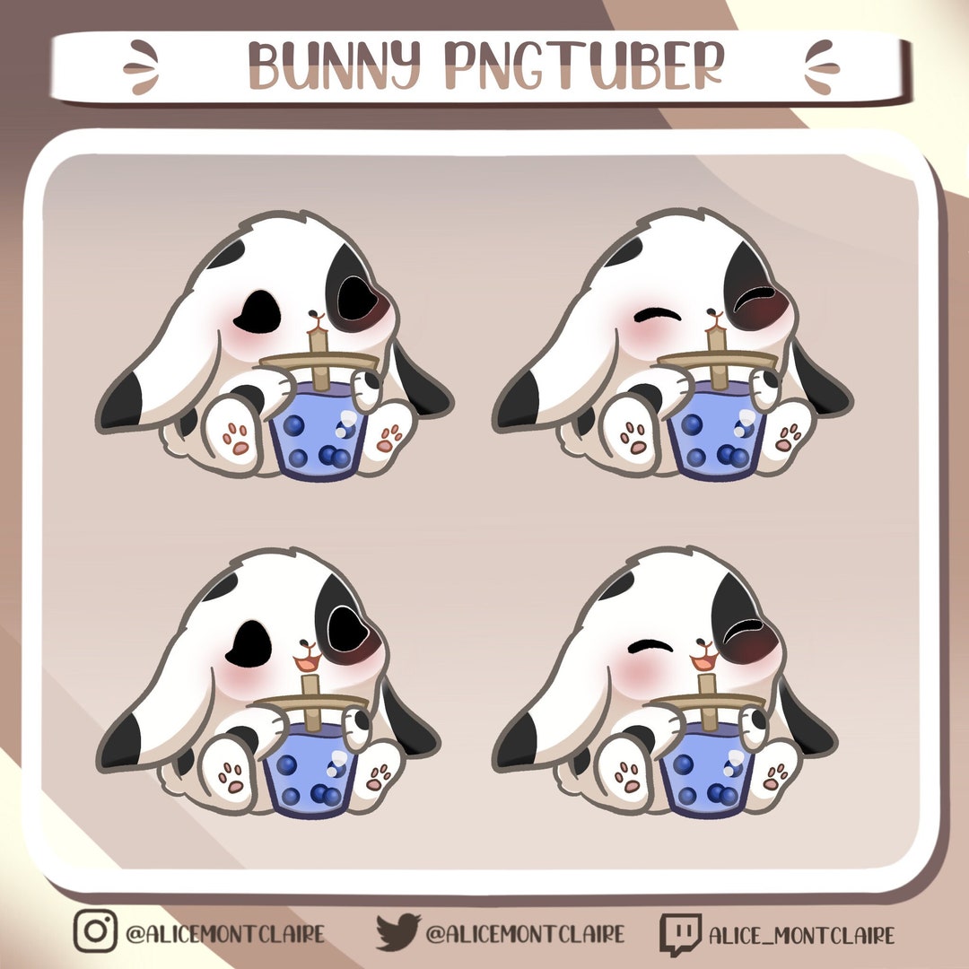 Bunny Pngtuber / Rabbit Pngtuber - Etsy