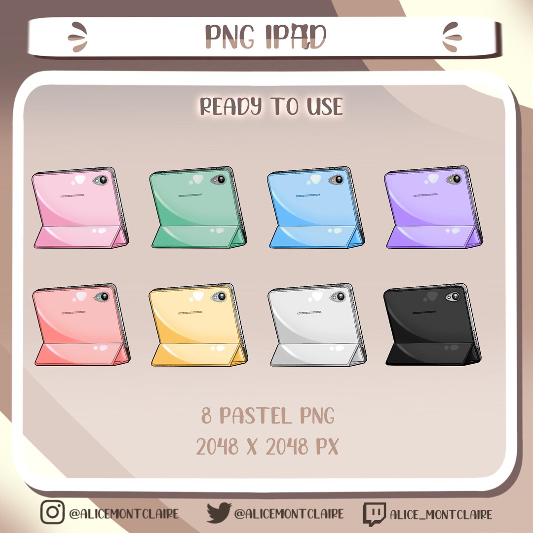 PNG iPad Asset - Etsy