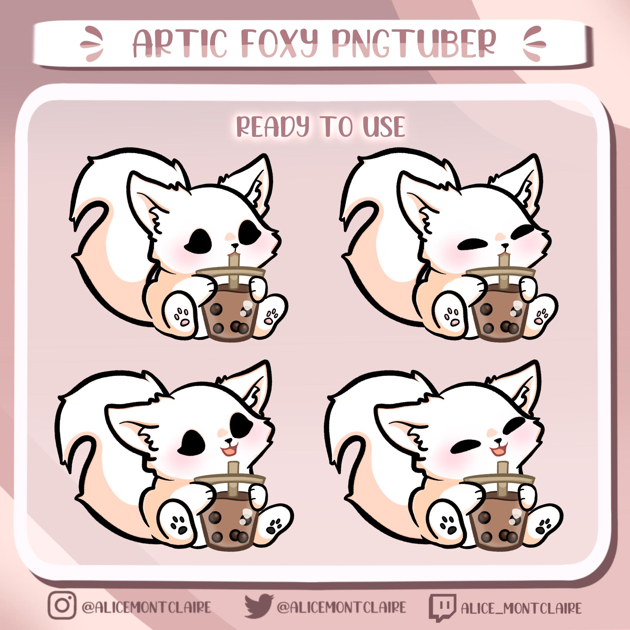 Artic Foxy Pngtuber for Streaming - Etsy