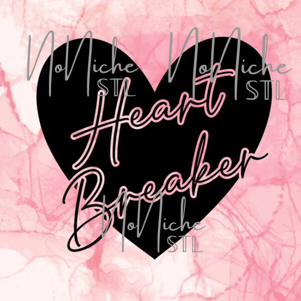 Heart Breaker Clip Art - Etsy