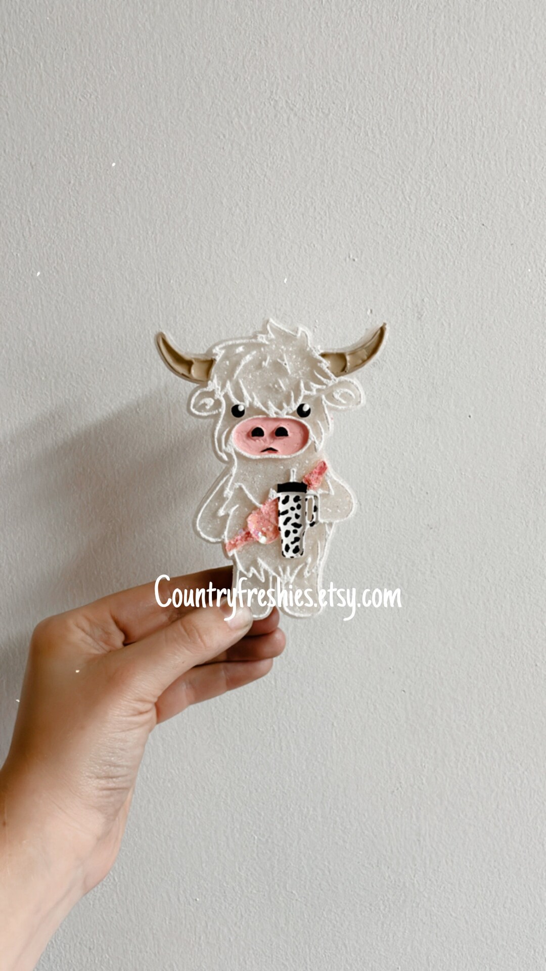 Highland Cow Car Freshie, Car Freshies, Freshy, Air Freshener, Cow ...