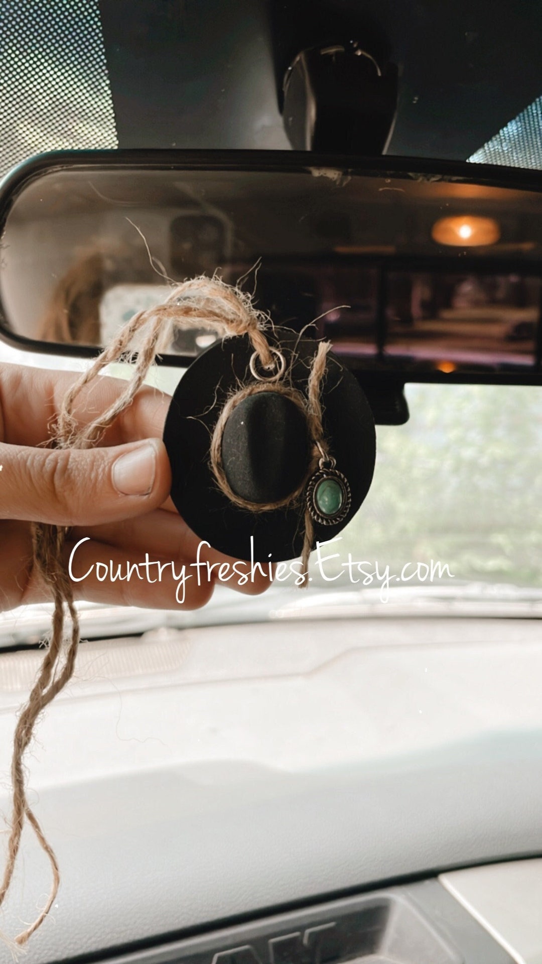 Cowboy Hat Car Charm / Car Charms / Rearview Mirror Decor - Etsy