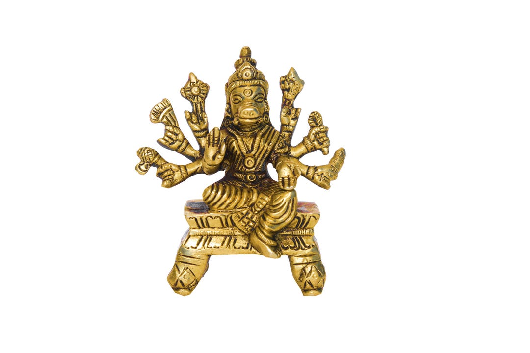 RAJ BHARATHAM Brass Goddess Varahi Devi Idol Varah Maa Statue - Etsy
