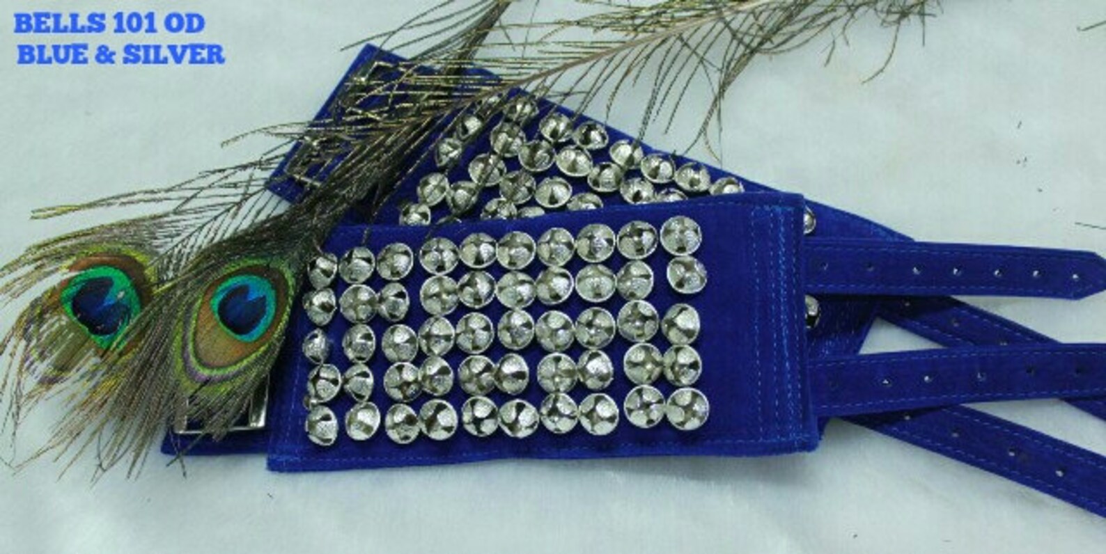 Raj Bharatham 5 Line Blue Rexine Pad Single Belt Kathak, Odissi ...