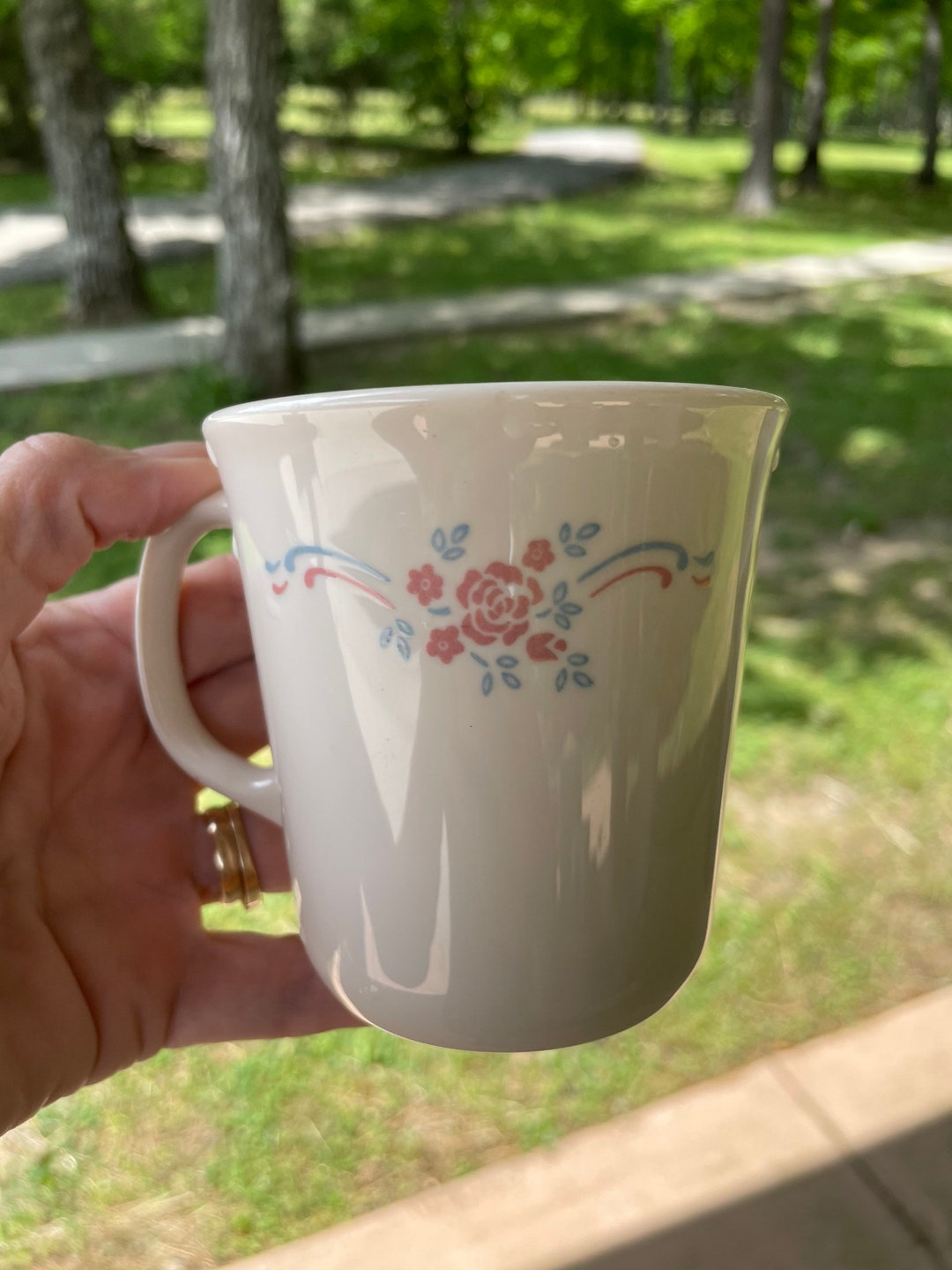 Corning Ware Corelle English Breakfast Mugs Corelle English Breakfast ...