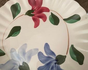 Blue Ridge Pottery Dinner Plate - Etsy