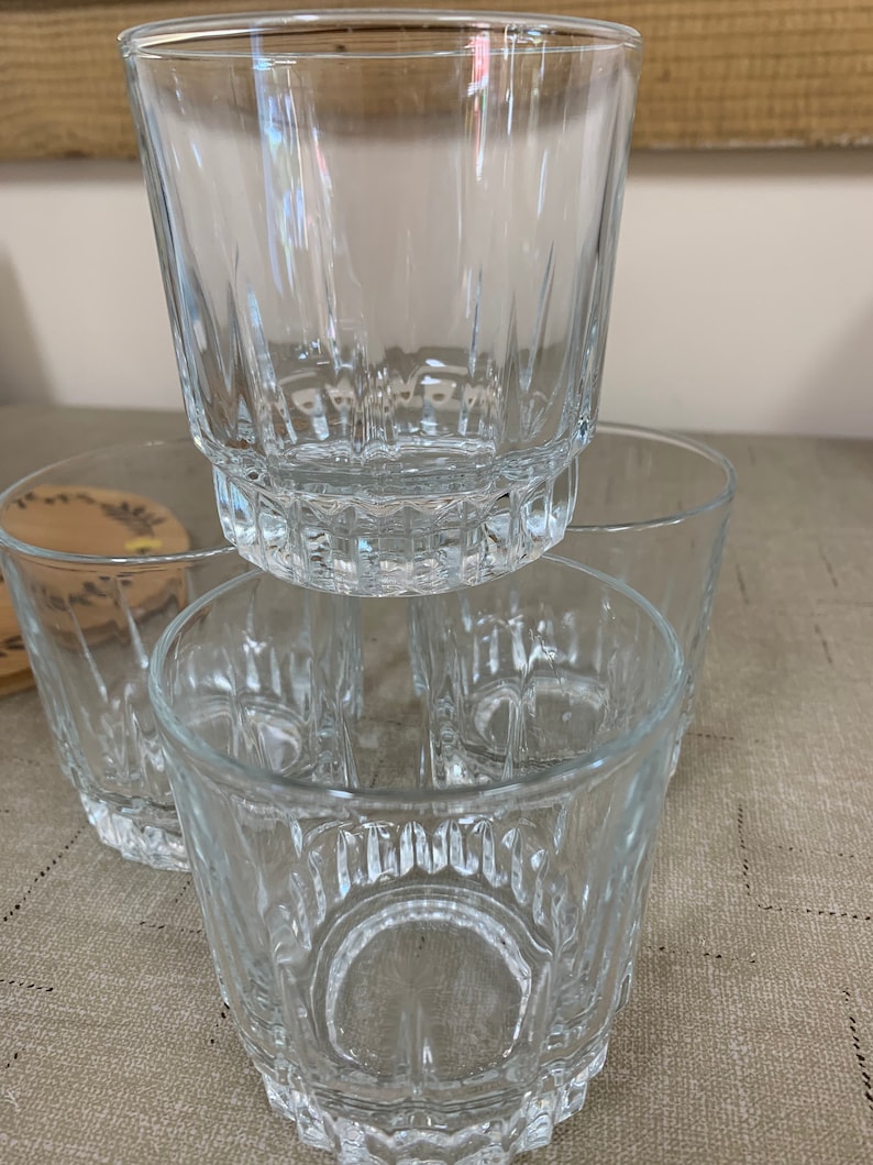 Luminarc USA Whiskey Glasses Rocks Glasses Lancer Styling - Etsy