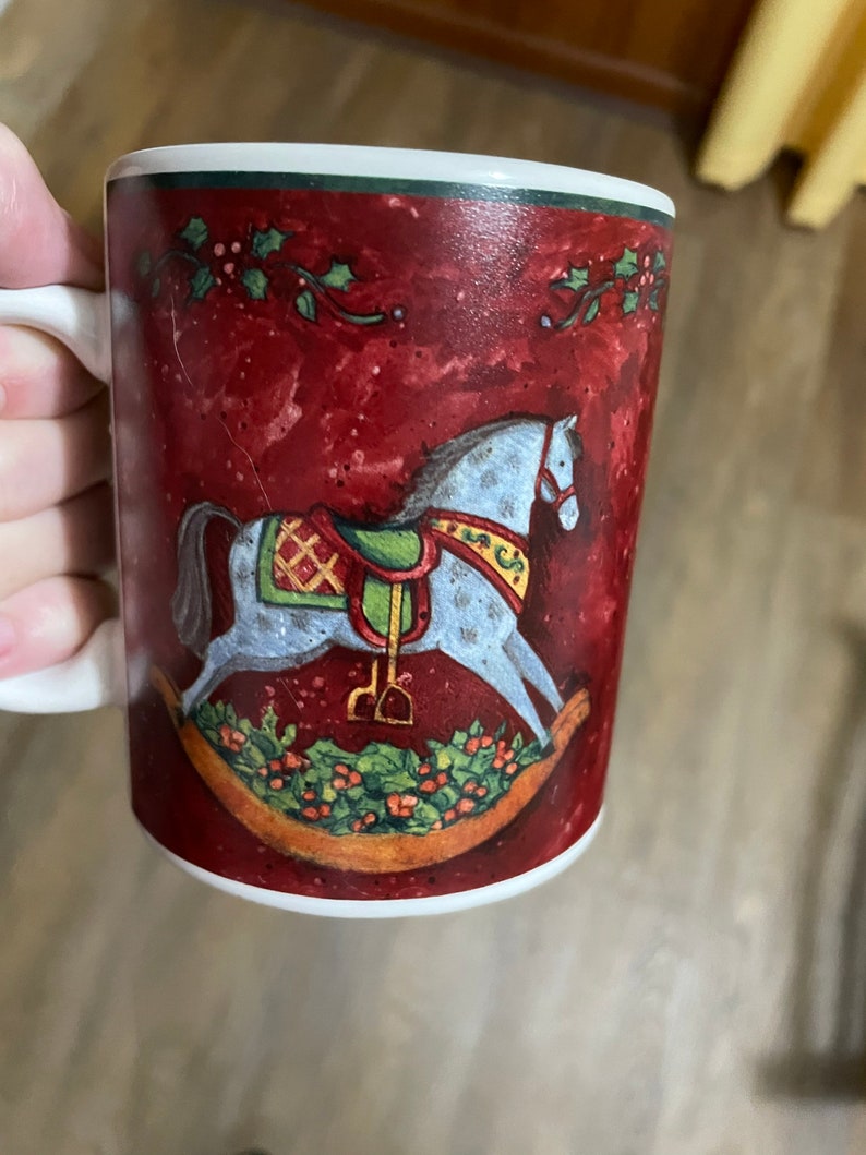 Vintage Christmas Mugs Susan Winget Certified International - Etsy
