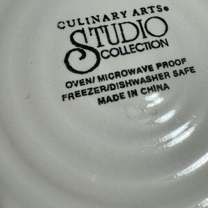 Vintage Culinary Arts Studio Collection Grapes Pattern Salad Plates ...