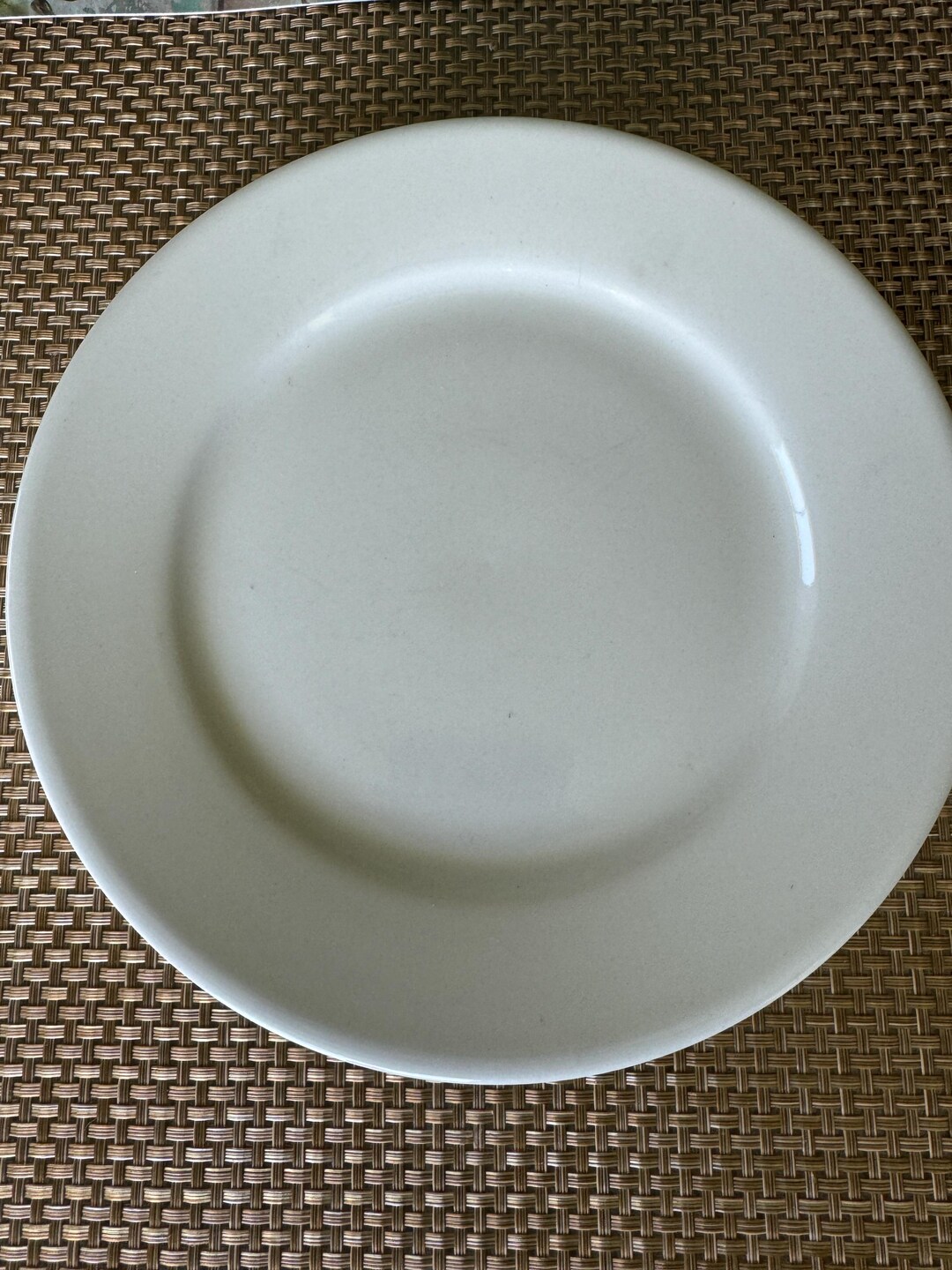 Vintage ULTIMA Diner Ware Plates Dishes ULTIMA Pottery Ivory Smooth ...