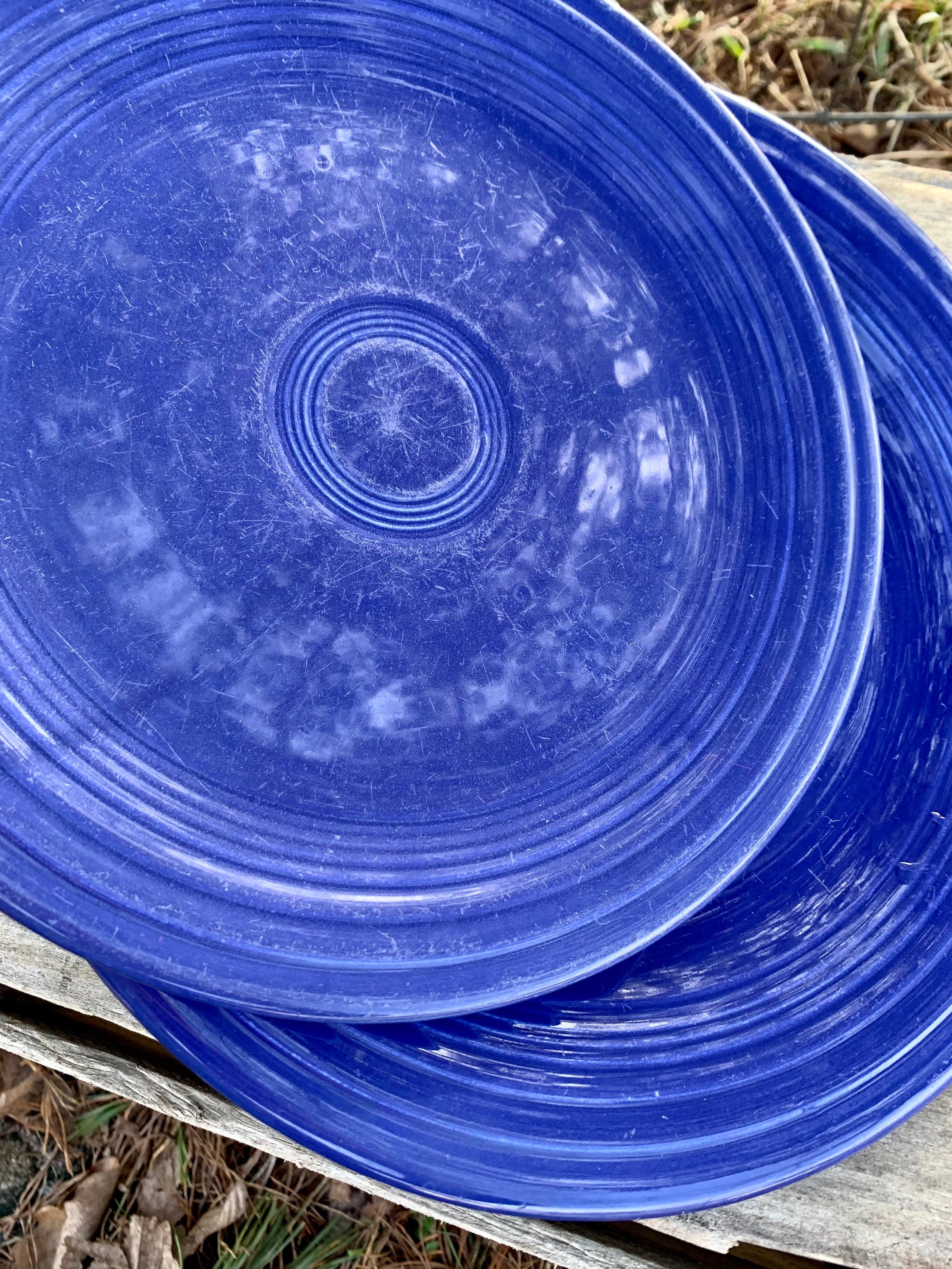 Fiestaware Plates Cobalt Blue 1930s-1940 Original Fiestaware - Etsy