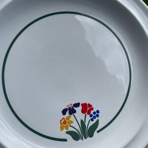 Vintage Anchor Hocking Dinnerware Greenhouse Pattern Floral Basket ...