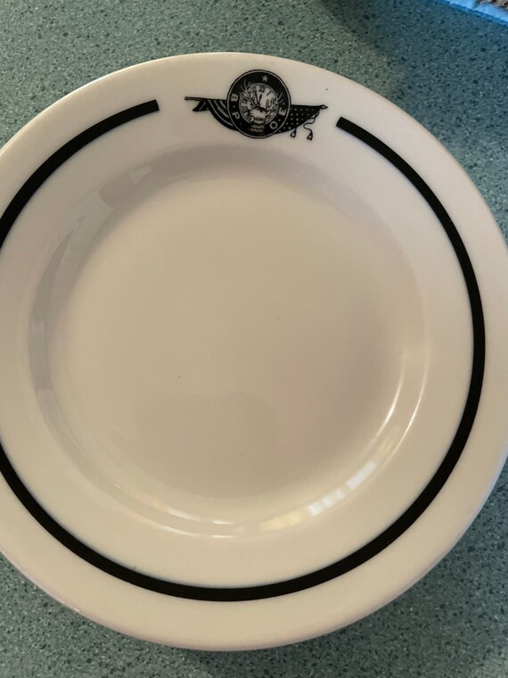 Mcnicol China Diner Plates BPOE Elks Club Dessert Dishes - Etsy