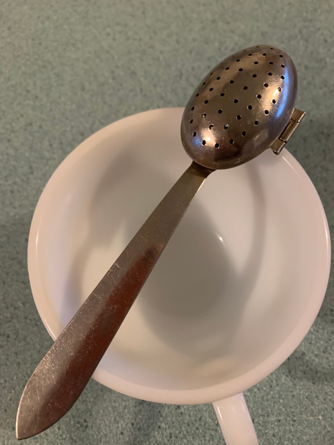 Vintage Tea Infuser Tea Strainer Stainless Steel Tea Infuser Tea Spoon ...