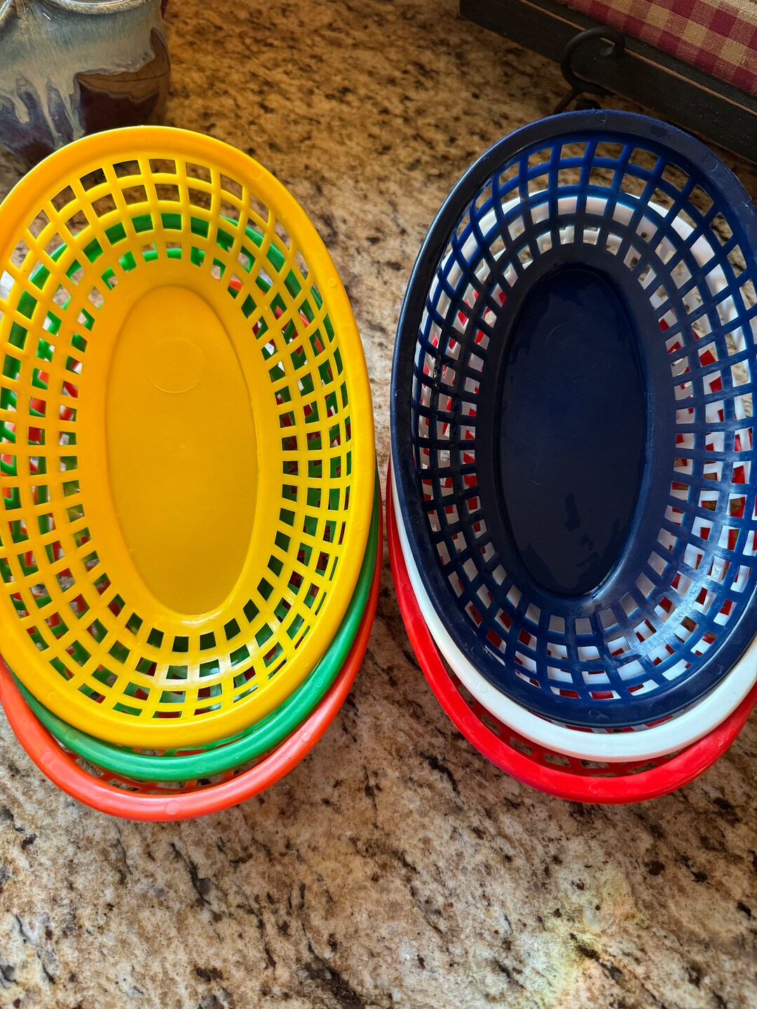 Vintage Fast Baskets Ingrid USA Fry Bread Plastic Fish Fry - Etsy