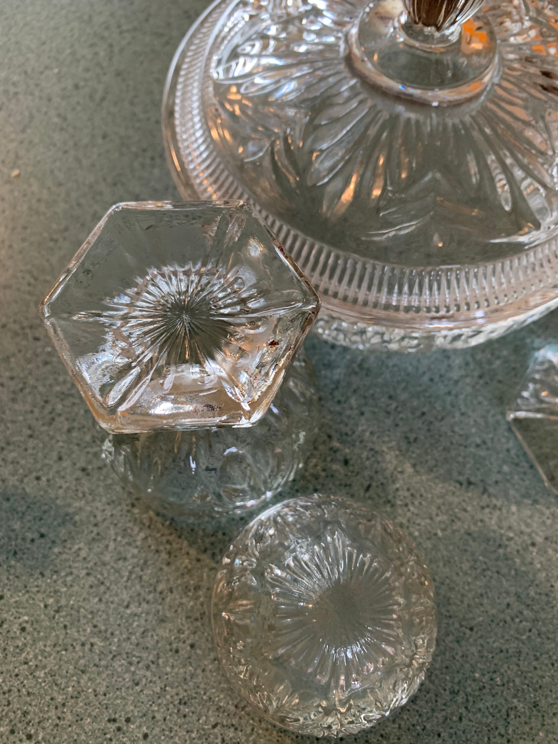 Cut Glass Avon Serve Ware Avon Glass Egg Coddlers Avon Candy | Etsy