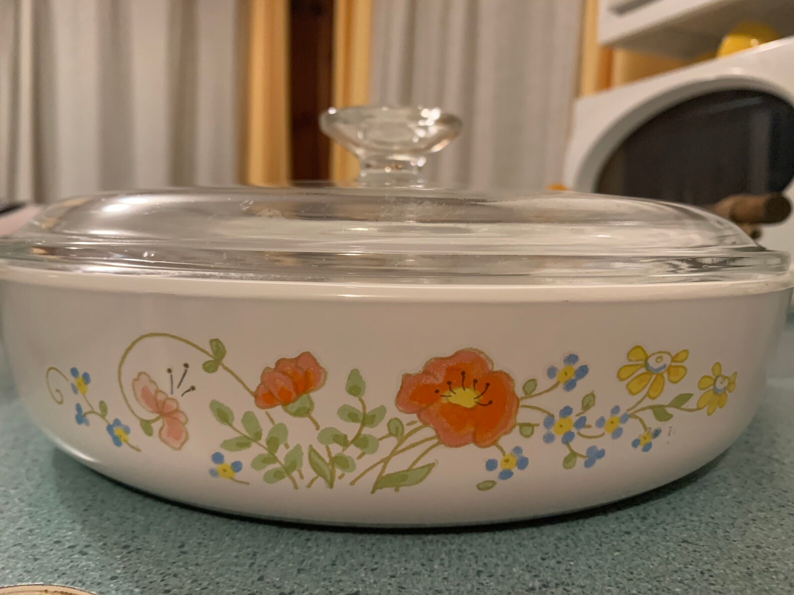 Corning Ware Range Toppers Wild Flowers Pattern With Lids 2.5 - Etsy