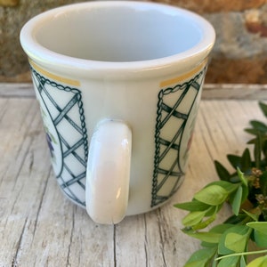 Vintage REGO Bountiful Stoneware Mugs: Fruit Basket Diner Ware Set - Etsy