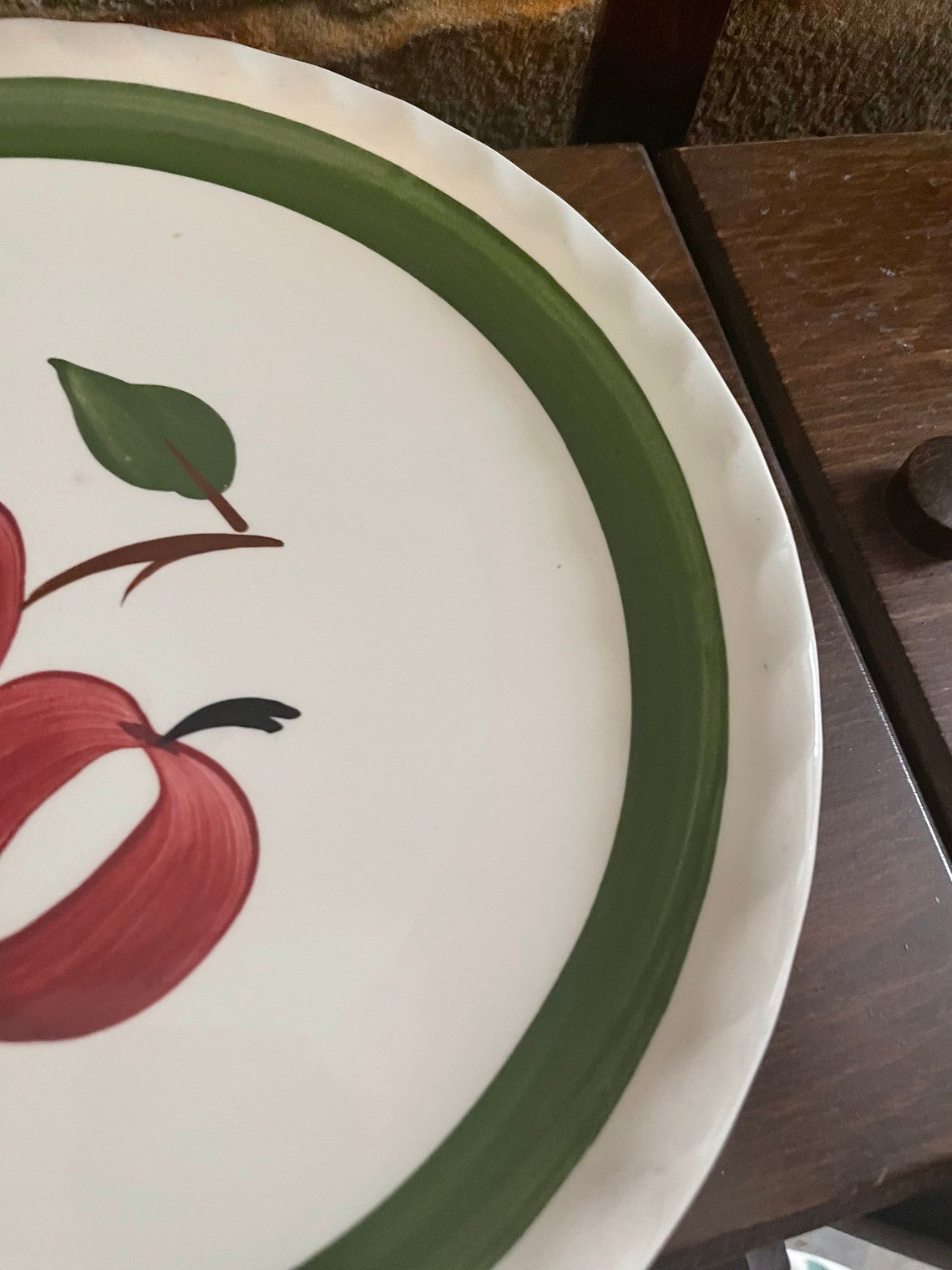 Blue Ridge Southern Pottery Underglaze Hand Painted Plates - Etsy