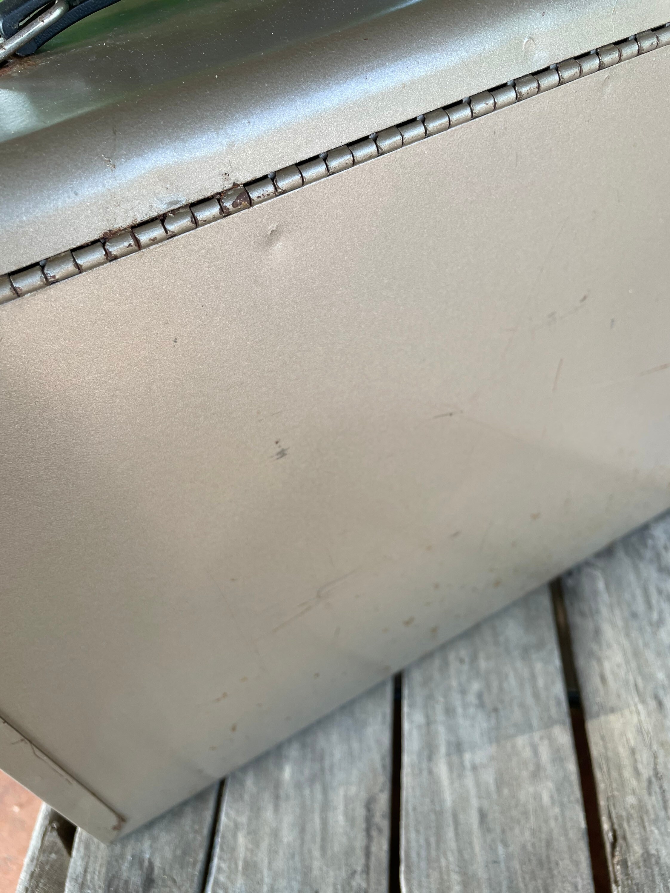 Vintage Metal File Box Portable File Box Metal Storage Box - Etsy