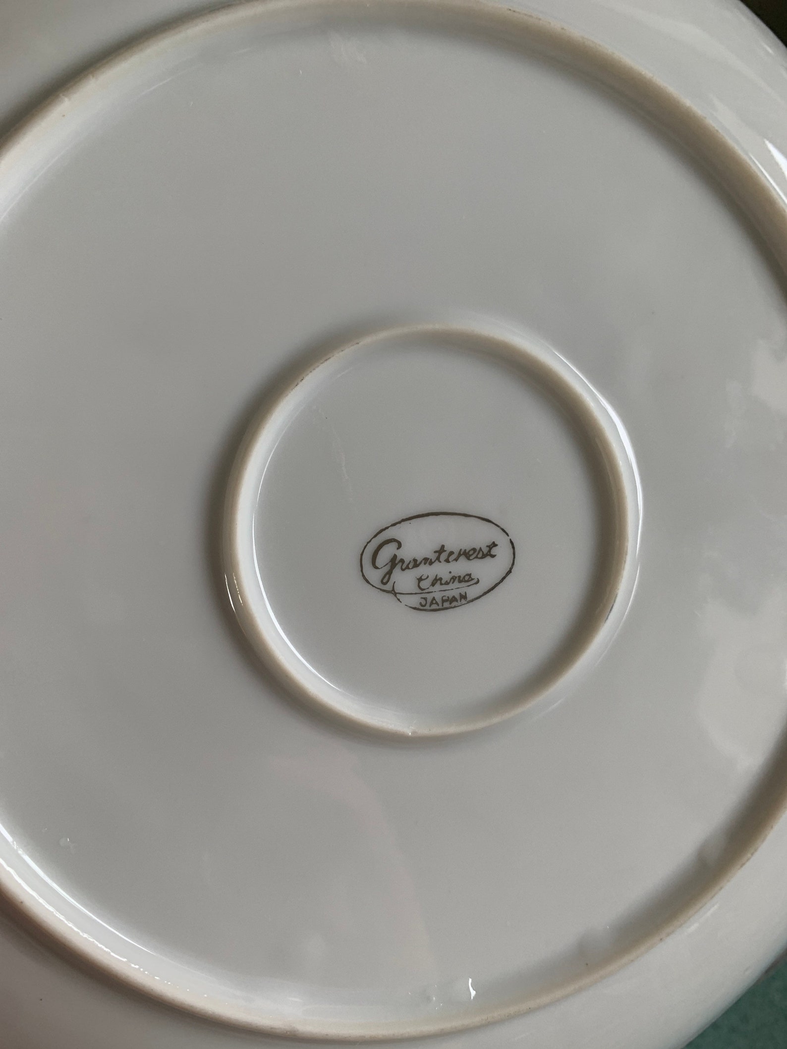 Vintage Grantcrest Japan Porcelain Snack Plates Aqua Blue | Etsy