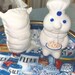 Pillsbury Doughboy Salt Pepper Shaker Set Benjamin and Medwin Vintage ...
