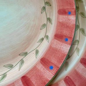 Phaltzgraff Napoli Dinnerware Dinner Plates Orange Yellow Blue Red ...