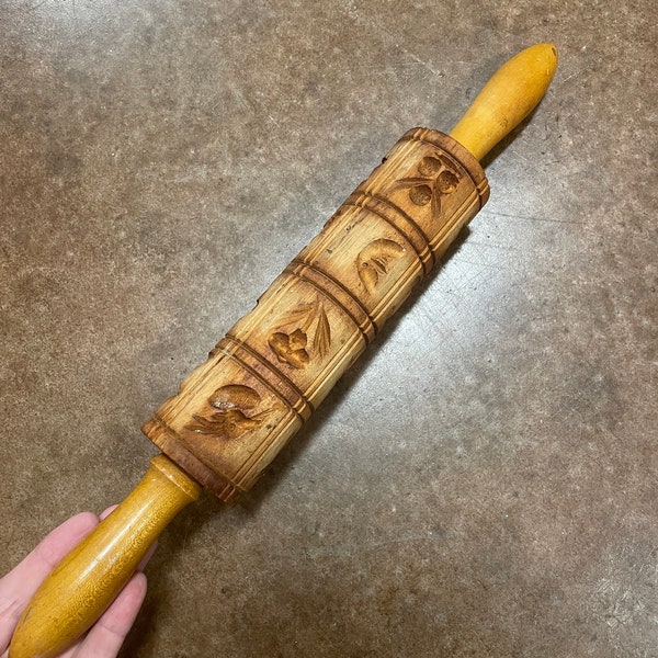 Carved Rolling Pin - Etsy