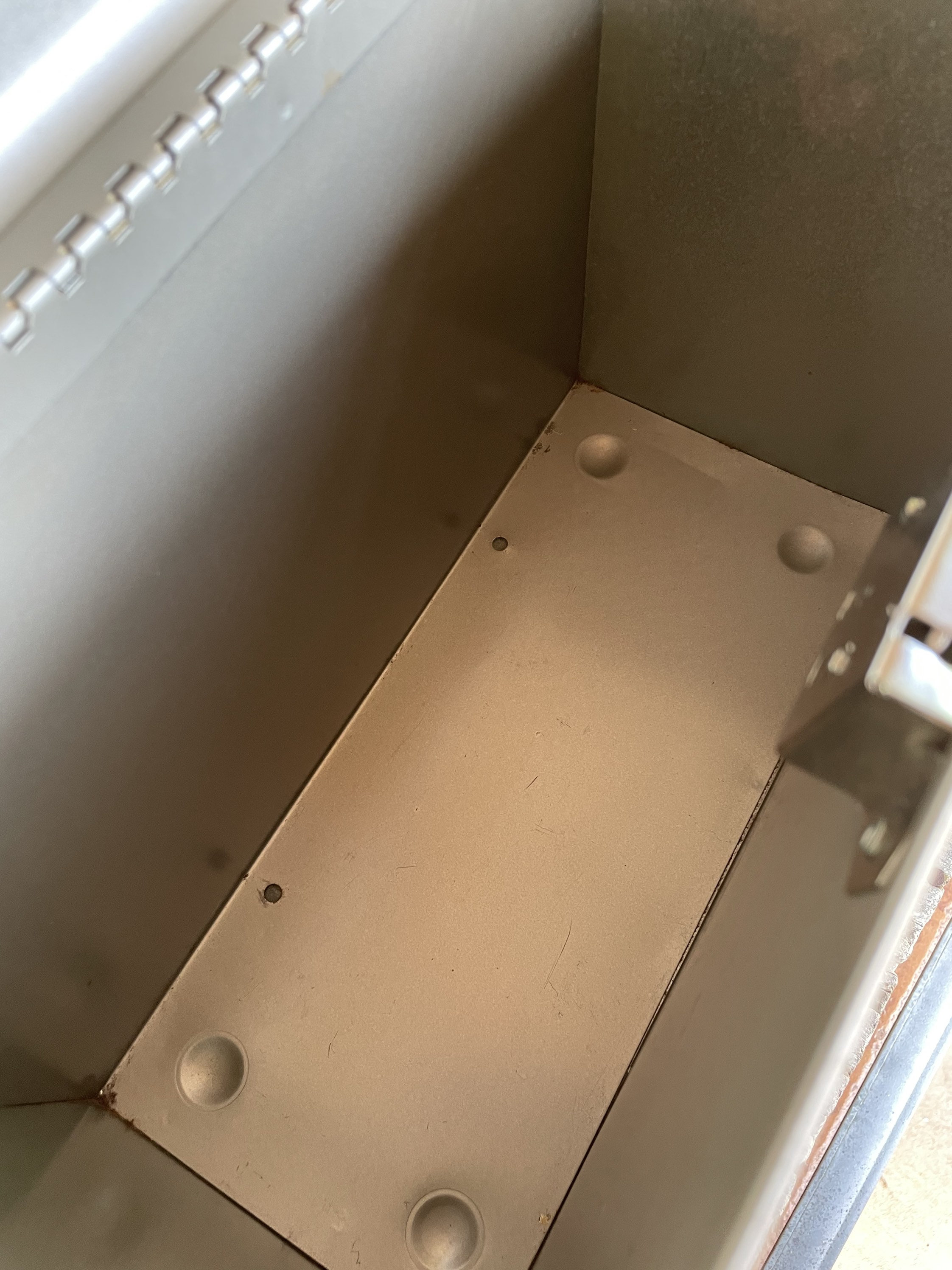 Vintage Metal File Box Portable File Box Metal Storage Box - Etsy