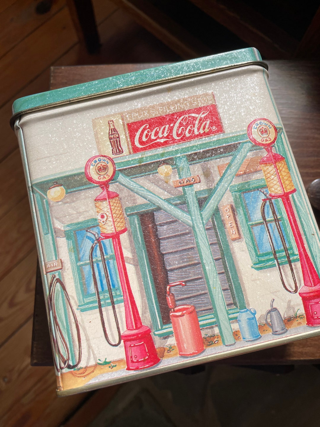 Vintage Coca Cola Collectible Tin: Felix's Filling Stop, 1995 - Etsy