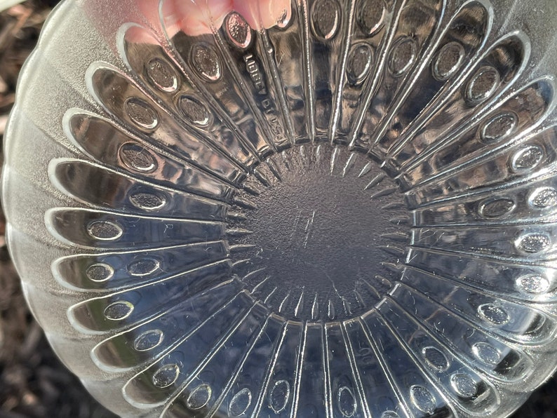 Libbey Frosted Glass Dinnerware Clear Bouquet Catering Dishes - Etsy