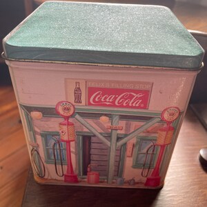 Vintage Coca Cola Collectible Tin: Felix's Filling Stop, 1995 - Etsy
