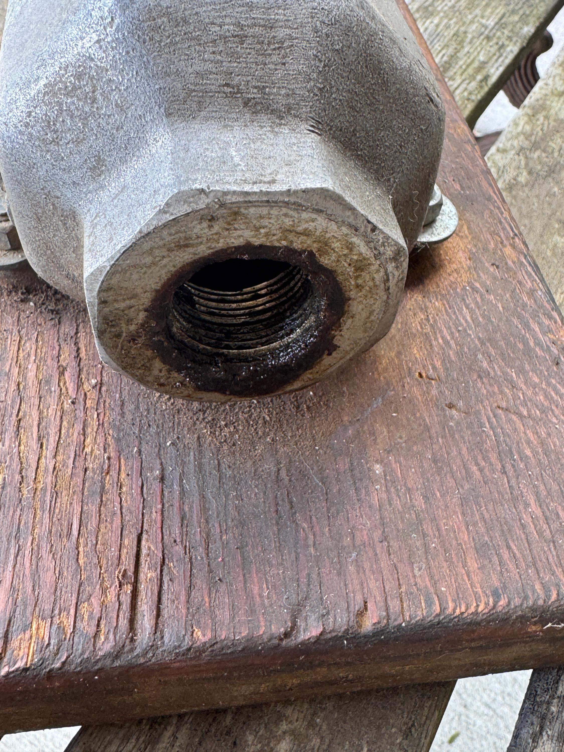 Vintage Vermeer Hammerhead Mole Tool Oiler Oil Whip Industrial Mancave ...