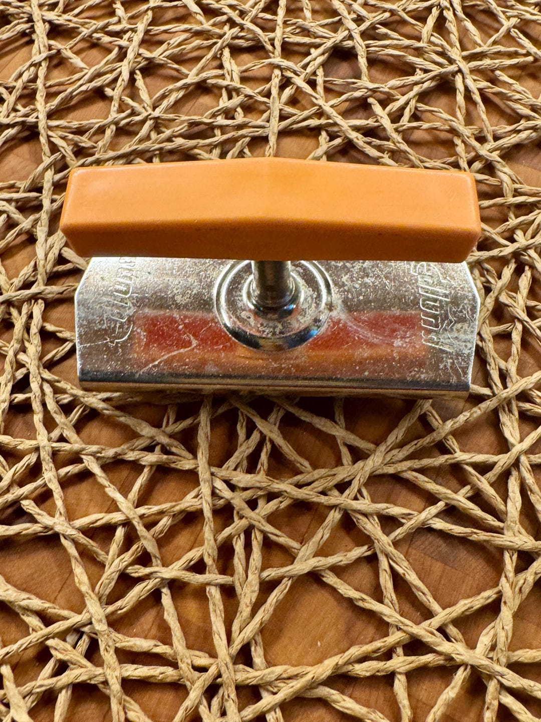 Vintage Edlund Top off Jar & Bottle Screw Top Metal Opener Orange ...