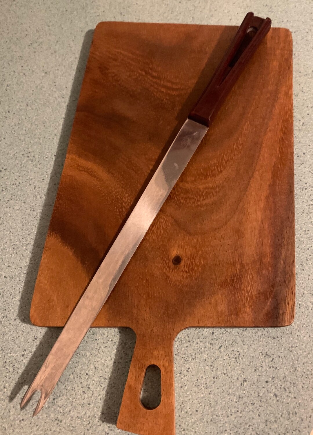 Vintage Kitchen Utensils Stanley Home Stainless Brown V Shaped Handle ...