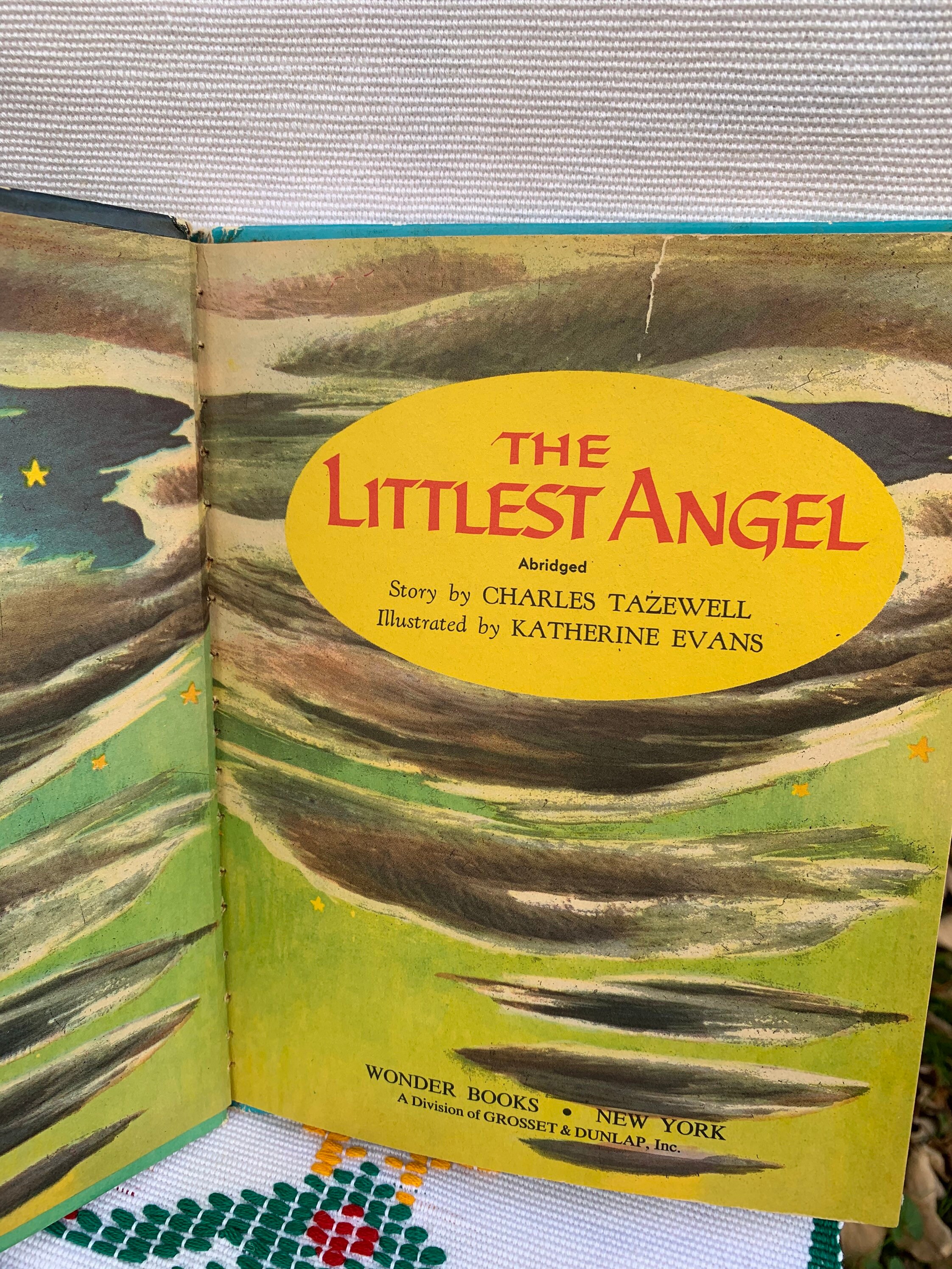 The Littlest Angel by Charles Tazewell 1960 Wonder Books - Etsy
