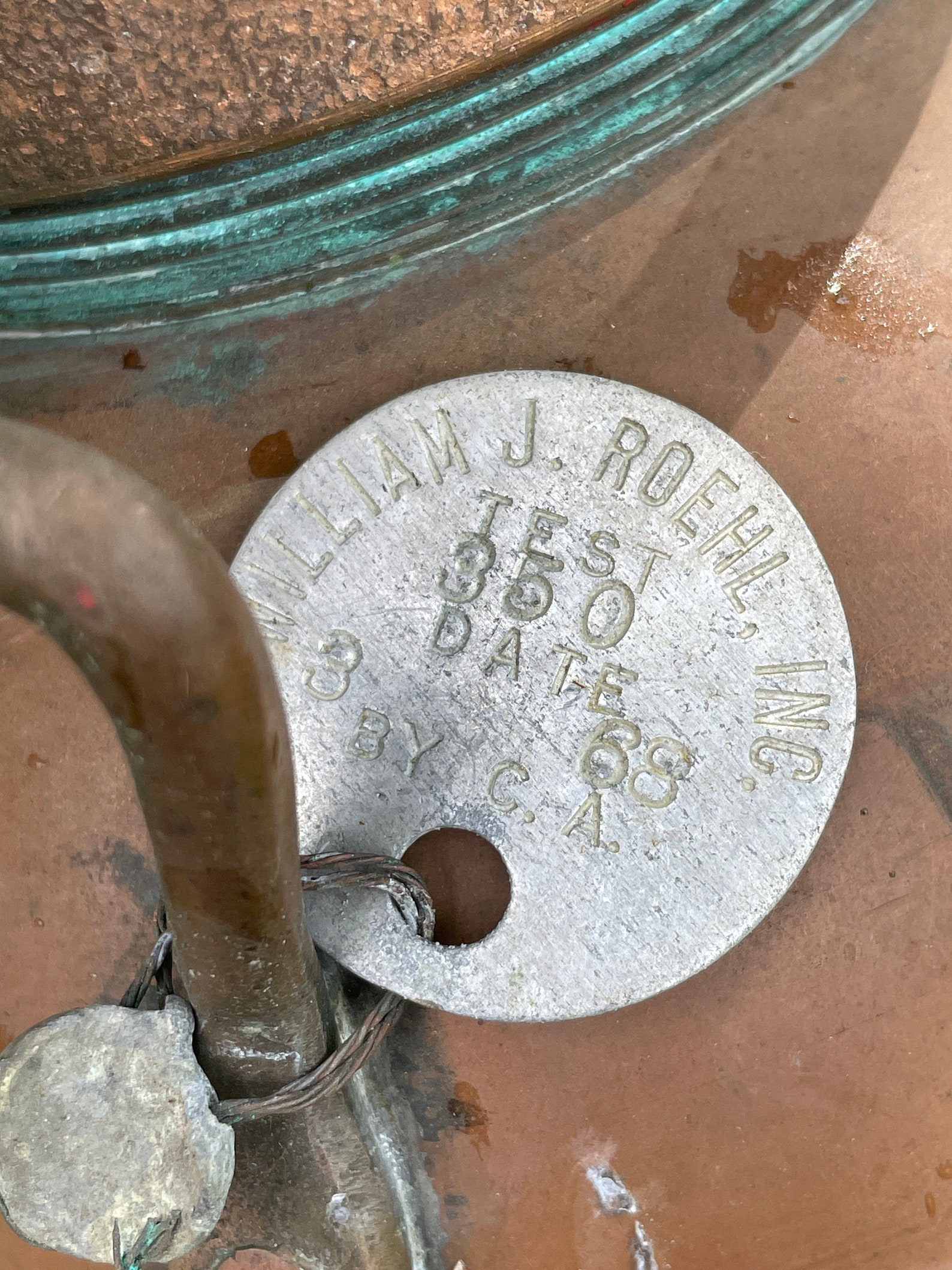 Vintage Aaron Stempel Brass Fire Extinguisher: Copper and Brass 2.5 ...