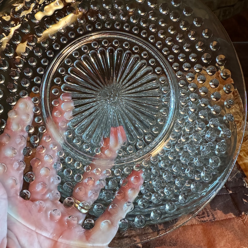 Hobnail Plate - Etsy