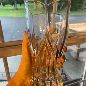 Cut Crystal Vase Arc International Cristal D’arques Ancona France Lead ...