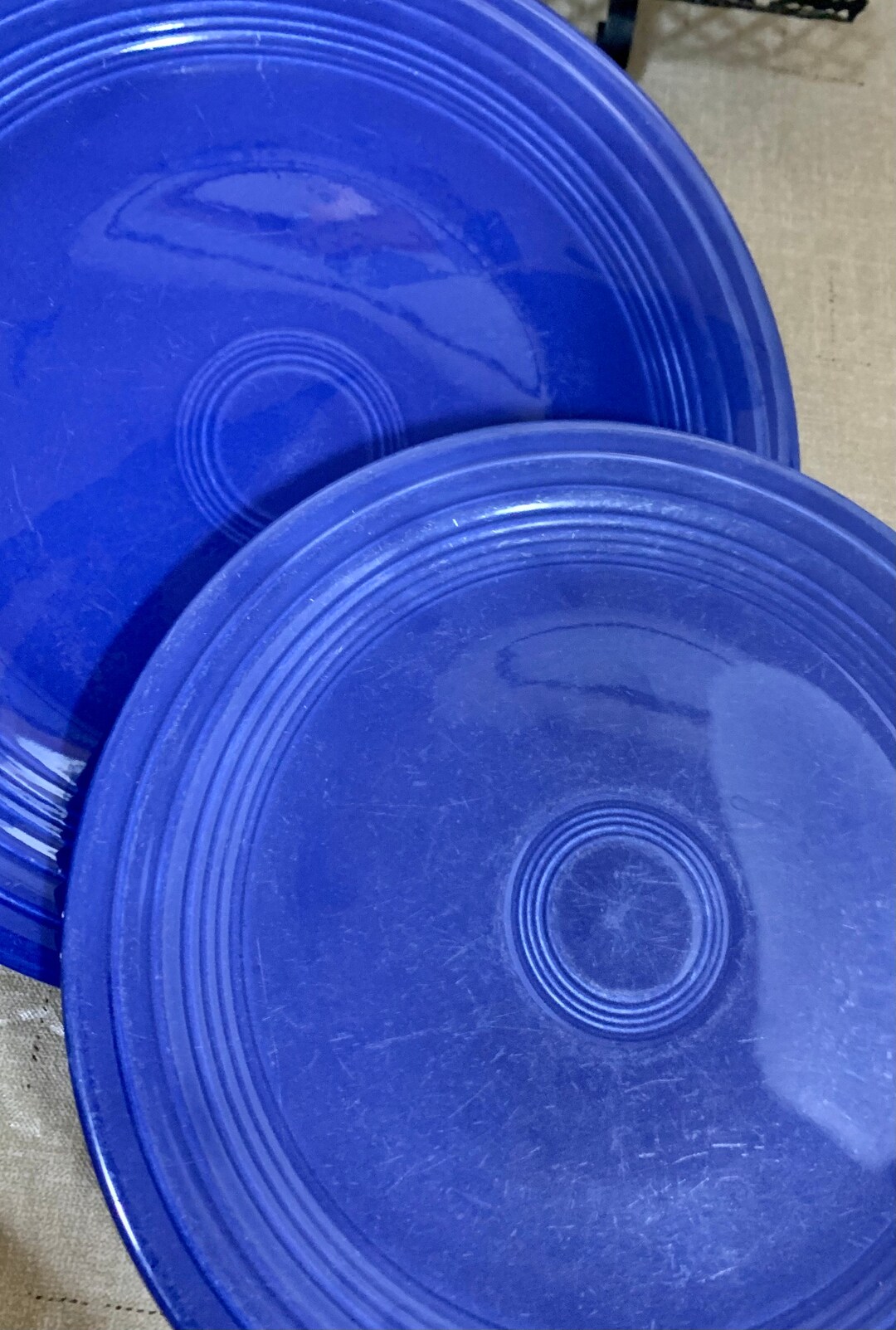 Fiestaware Plates Cobalt Blue 1930s-1940 Original Fiestaware - Etsy